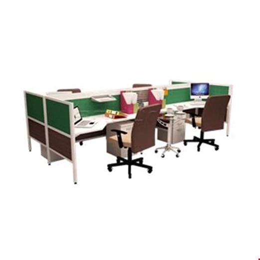 Jual Meja Kantor Simple Staff Workstation with Modern Design Beli ...